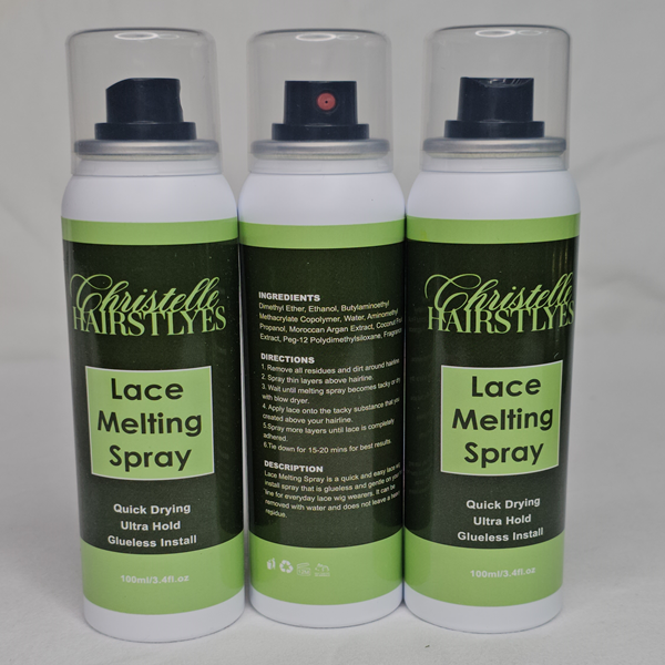LACE MELTING SPRAY – Christelle Hairstyles